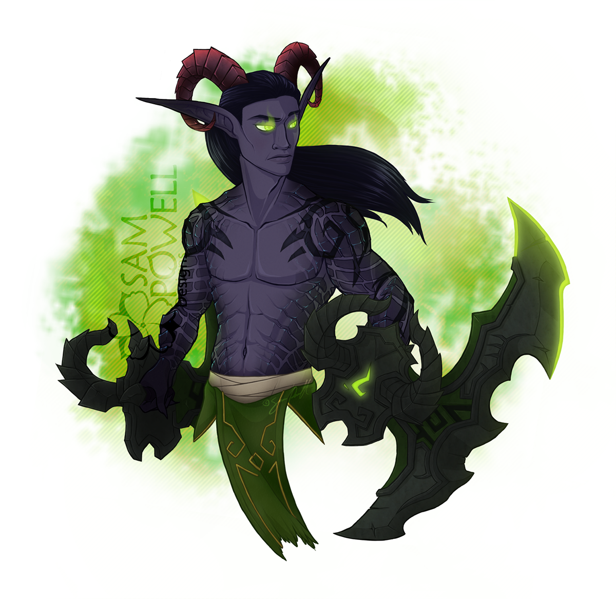 Demon Hunter Velcro Patch Unique Mission Patch - Custom Patches Maker