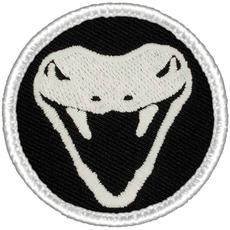 Snake Patch Durable And Unique Designs Custom Patches Maker